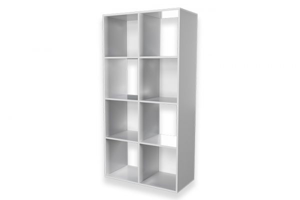 Clever Cube Compact 2 x 4 White – Flexi Storage