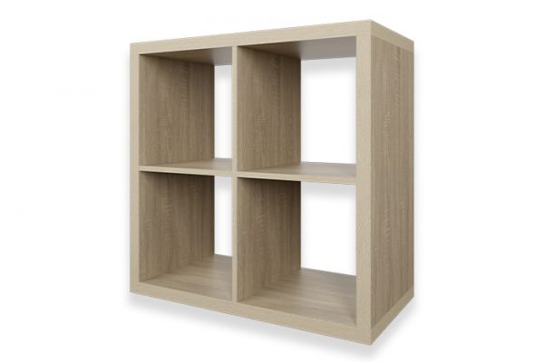 Clever Cube 2 x 2 Oak – Flexi Storage