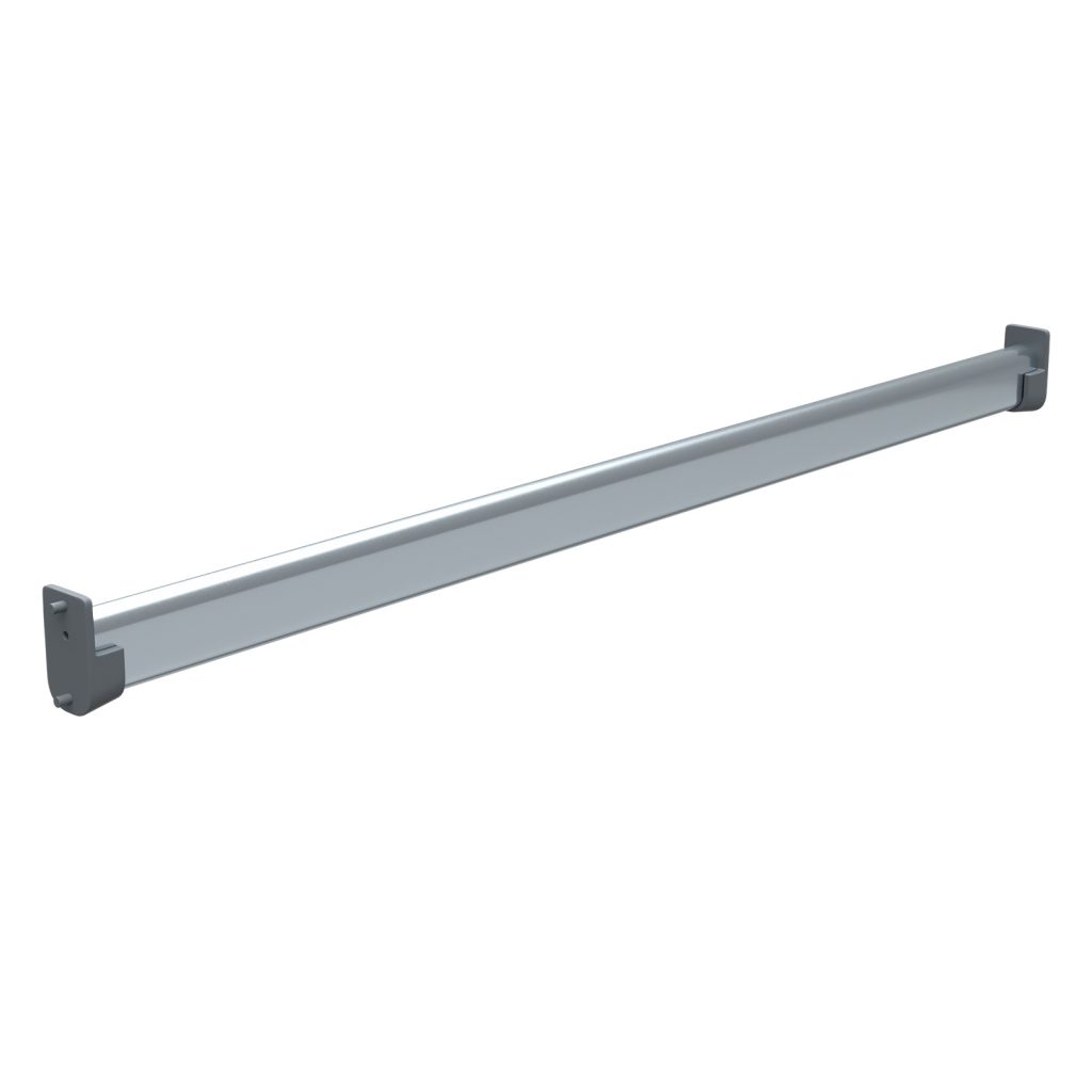 Wardrobe 1 Hang Rail 2 Shelf Unit White – Flexi Storage