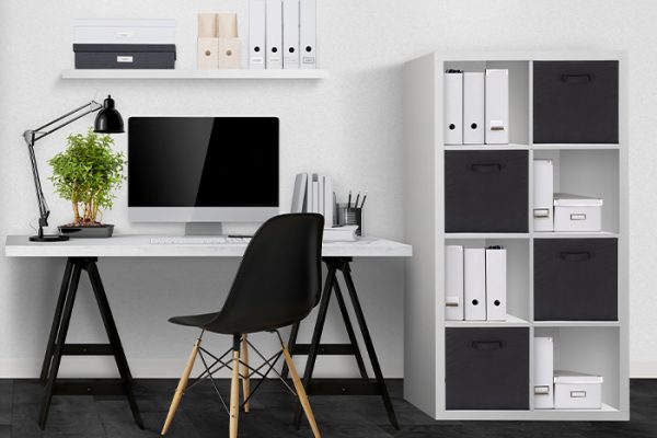 Clever Cube 2 x 4 White – Flexi Storage