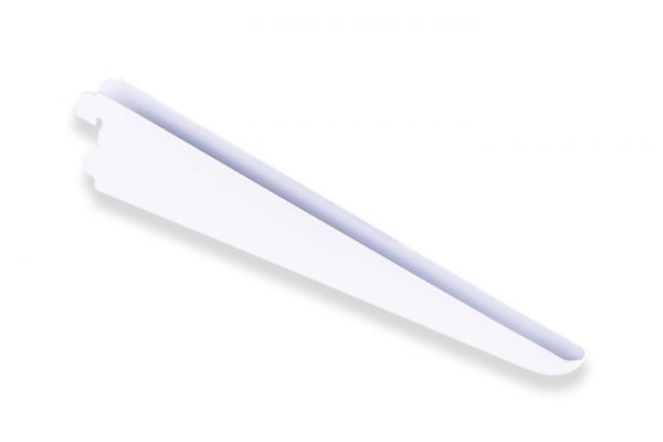 Home Solutions Double Slot Bracket White 220mm – Flexi Storage