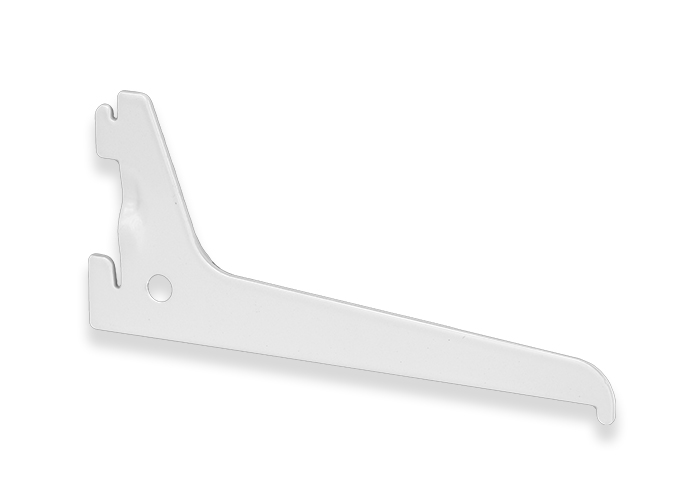 Home Solutions Single Slot Bracket White 200mm – Flexi Storage