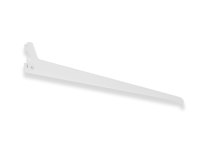 Home Solutions Single Slot Bracket White 200mm – Flexi Storage