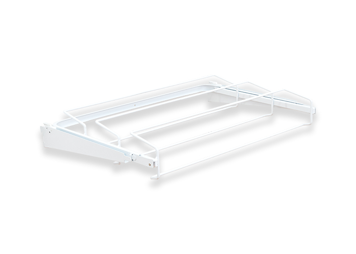 Home Solutions Sliding Shoe Rack For Flats White – Flexi Storage